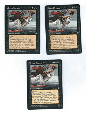 3x Abyssal Specter - Ice Age - Magic The Gathering (Lightly Played) | eBay