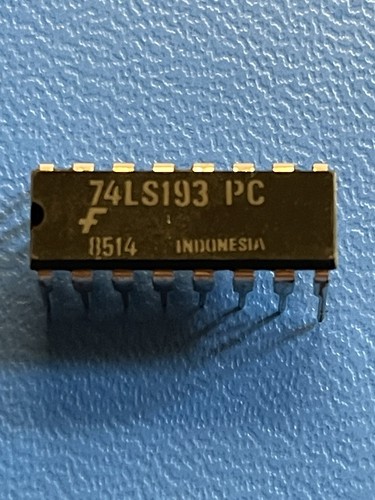 74LS193PC IC BINARY COUNTER UP/DOWN 16- PIN DIP FAIRCHILD SEMI (1 PER ...