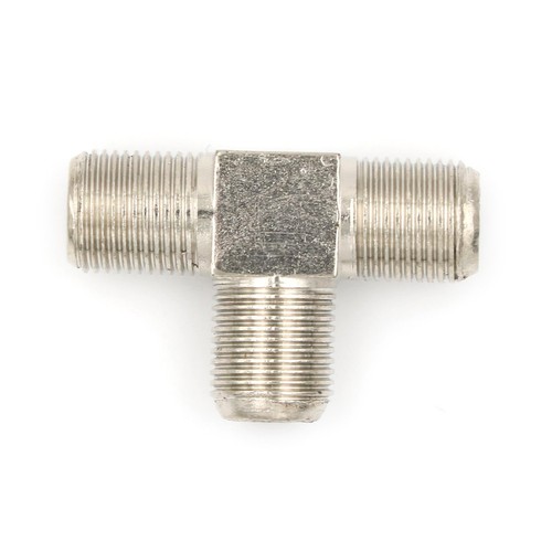 Thread F Socket T Splitter Adaptor Cable TV Aerial Freeview Virgin ...