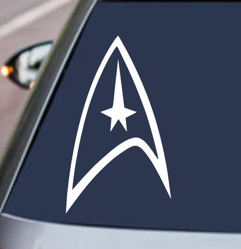 STAR TREK Vinyl Decal Sticker Car Rear Window Bumper TREKKIE LOGO ...