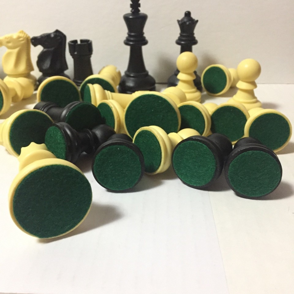 #S2 Vtg Original Ultimate Chess Pieces 3 5/8”king.Original Box.Heavy ...