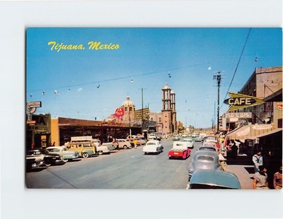 Postcard Street Scene Tijuana Mexico | eBay Australia