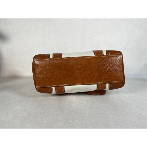 Coach Hampton Leather Bucket Tote Shoulder Bag F11201 in Off White/Tan ...