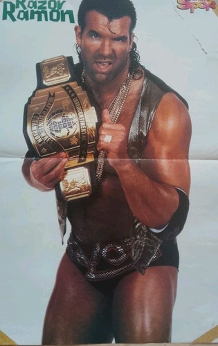 WWF Razor Ramon Konvlut 5 Poster und Berichte Bilder WWE WCW ECW | eBay