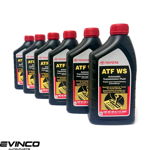 Toyota Lexus Sion ATF WS Transmission Fluid 00289-ATFWS OEM Case of 6 ...