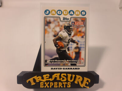 2008 Topps #324 David Garrard Playoffs Wild Card Weekend Football Card ...