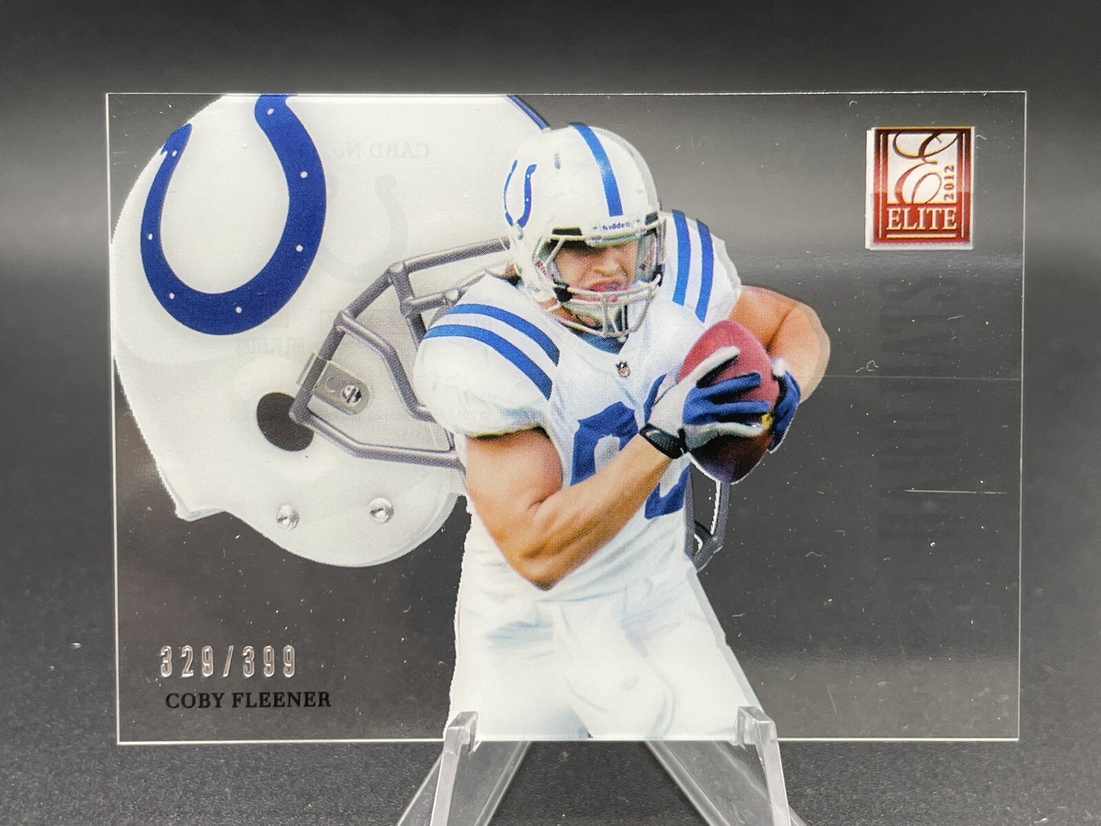 2012 Elite Hard Hats /399 #16 Coby Fleener RC Rookie Indianapolis Colts ...