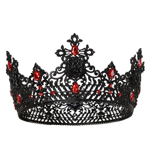 9cm Tall Men's Cross Crown Lion Head Drama Imperial Medieval King Metal ...