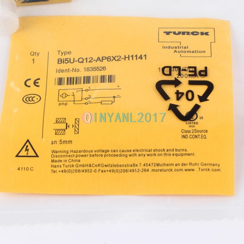 1PCS NEW For Proximity switch sensor BI5U-Q12-AP6X2-H1141 | eBay