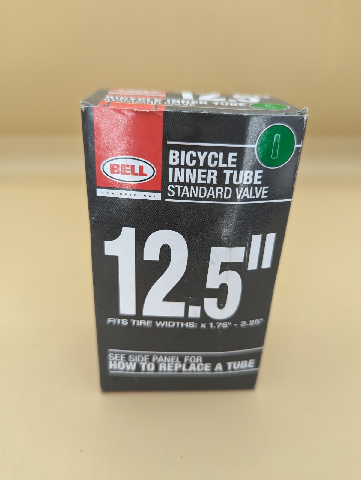 Bell Standard Valve 12.5"x 1.75-2.25" Bicycle Inner Tubes For Kids Bike ...