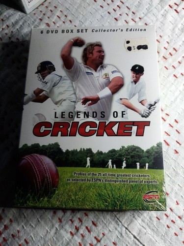 LEGENDS OF CRICKET. COLLECTOR'S EDITION.Dvd.6Disc Box.Brand New,Sealed ...
