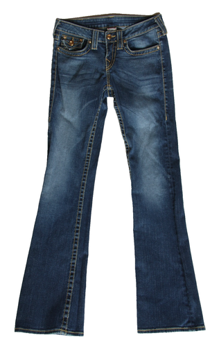 True Religion Jeans Woman's 28 Boot Cut Low Rise RN#112790 USA Denim ...