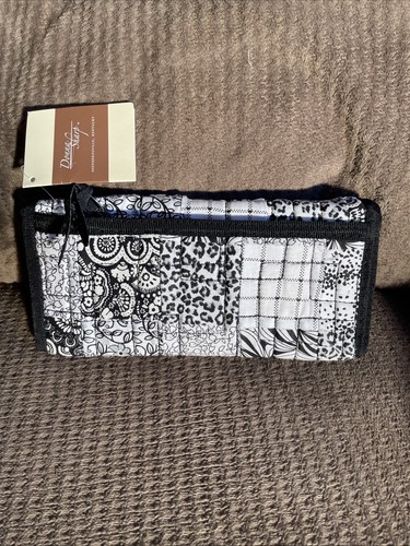 Donna Sharp Bifold salt and Pepper medium wallet NWT | eBay