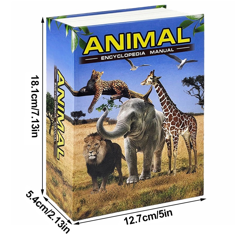 Diversion Book Safe with Combination Lock Hidden Storage Safe Lock Box ...