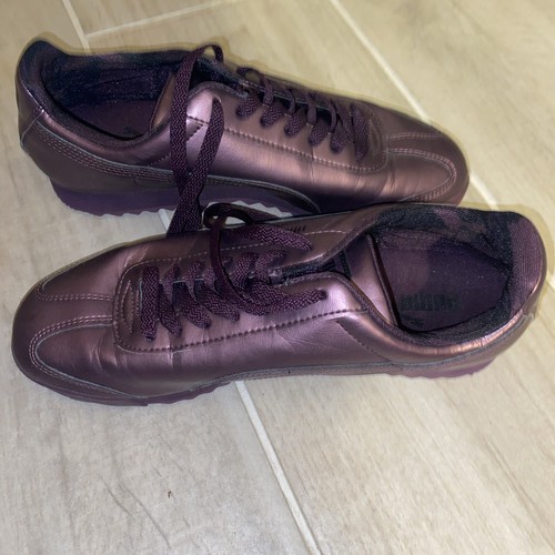 Size 9.5 - PUMA Roma Metallic Plum W | eBay