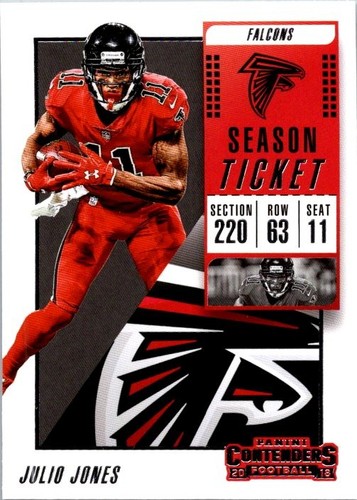 2018 Panini Contenders #94 Julio Jones Football Card 9B | eBay