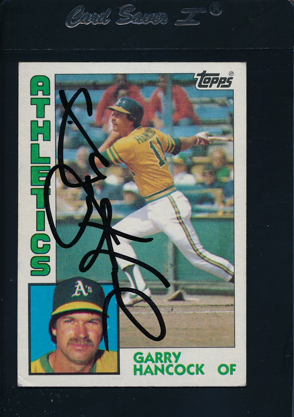1984 Topps #197 Garry Hancock A's Signed Auto *14224 | eBay
