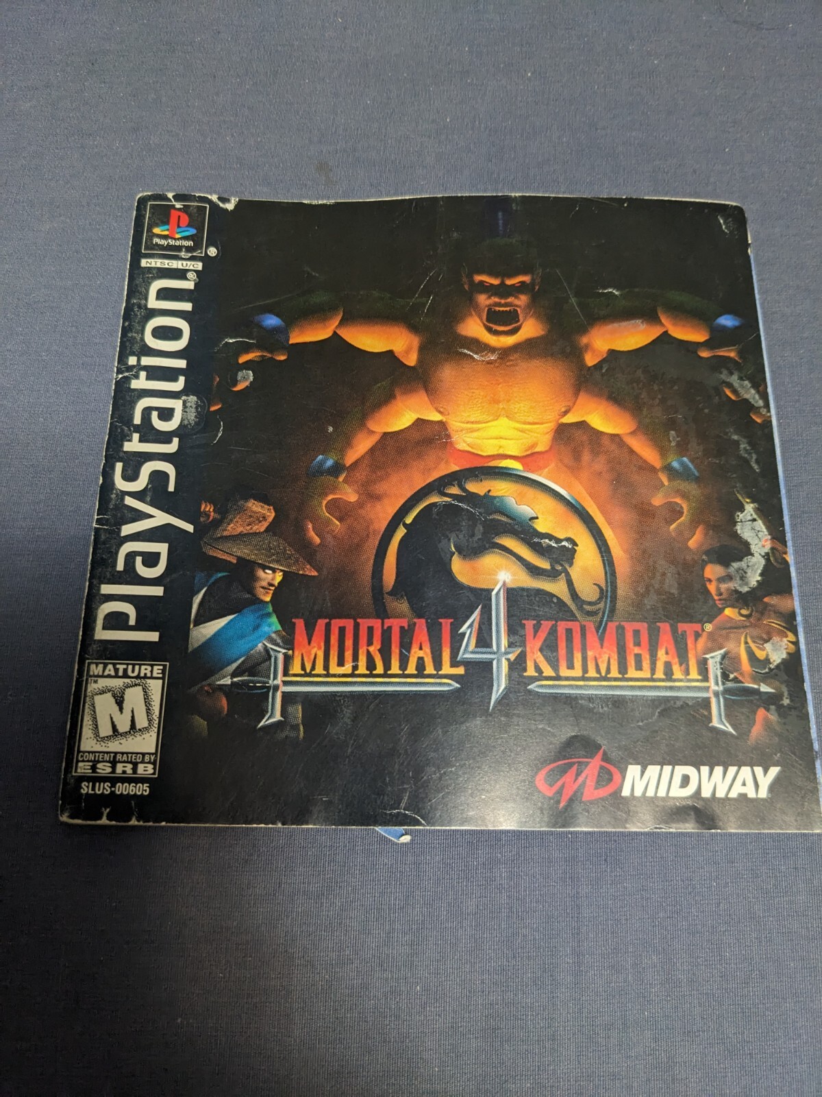 Mortal Kombat 4 Ps1 Cover