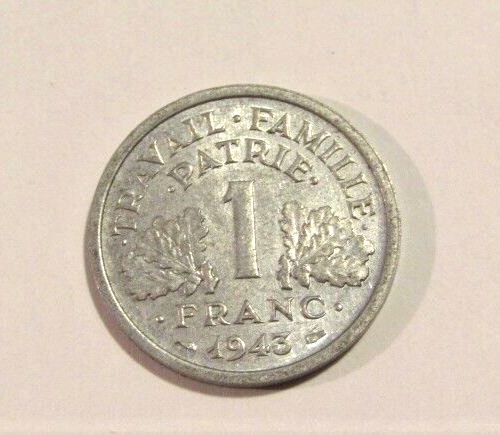 France 1943 1 Franc Coin | eBay