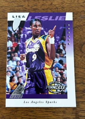 1997 PINNACLE INSIDE WNBA #1 LISA LESLIE ROOKIE RC, LOS ANGELES SPARKS ...