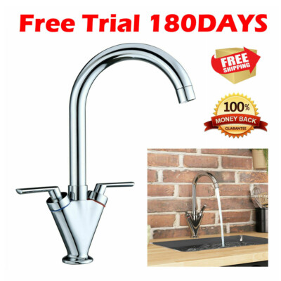 Cheapest Modern Mono Kitchen Mixer Tap Spray Chrome Hot & Cold Sink ...