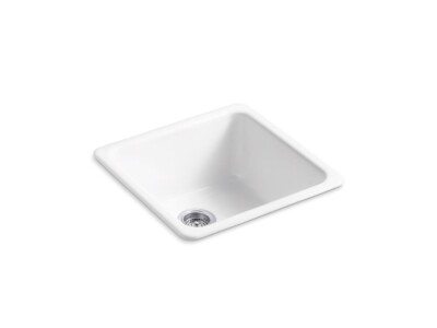 Kohler K-6587-0 Iron/Tones Self-Rimming Undercounter Kitchen Sink ...