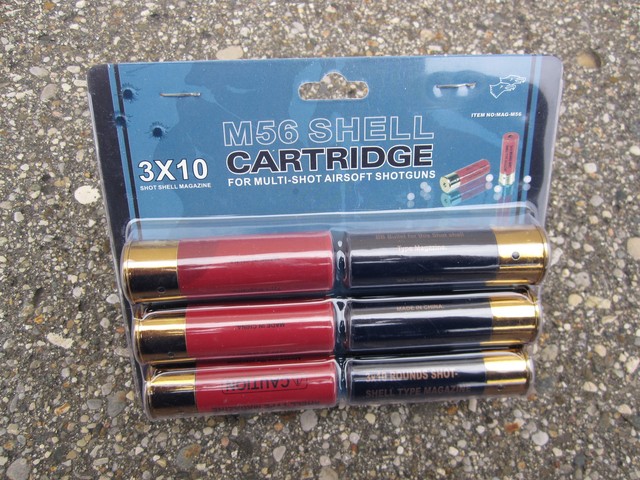 Airsoft Shotgun Shells 6-pack for Double Eagle M56 Series Spring ...