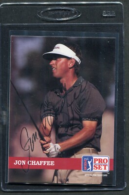 1992 Pro Set Golf John Chaffee #144 Signed Autograph Auto | eBay