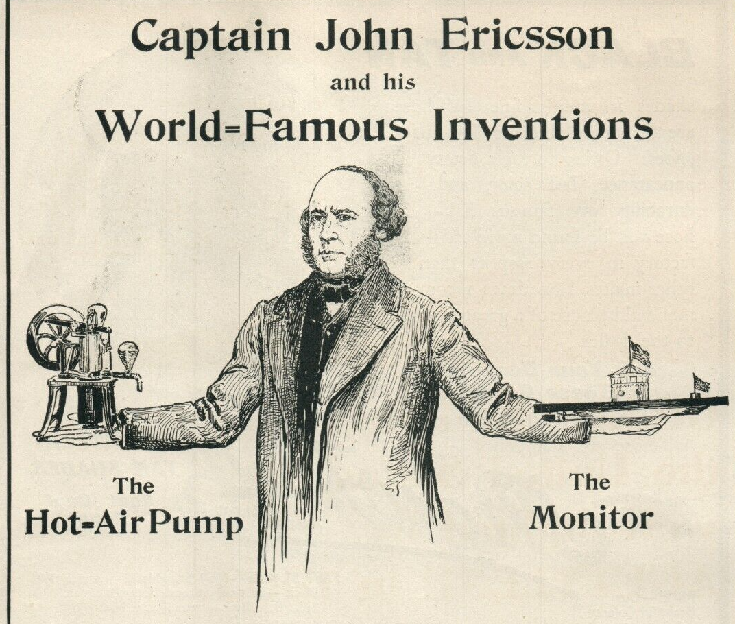 John Ericsson Designed The Moniter John Ericsson Memorial In