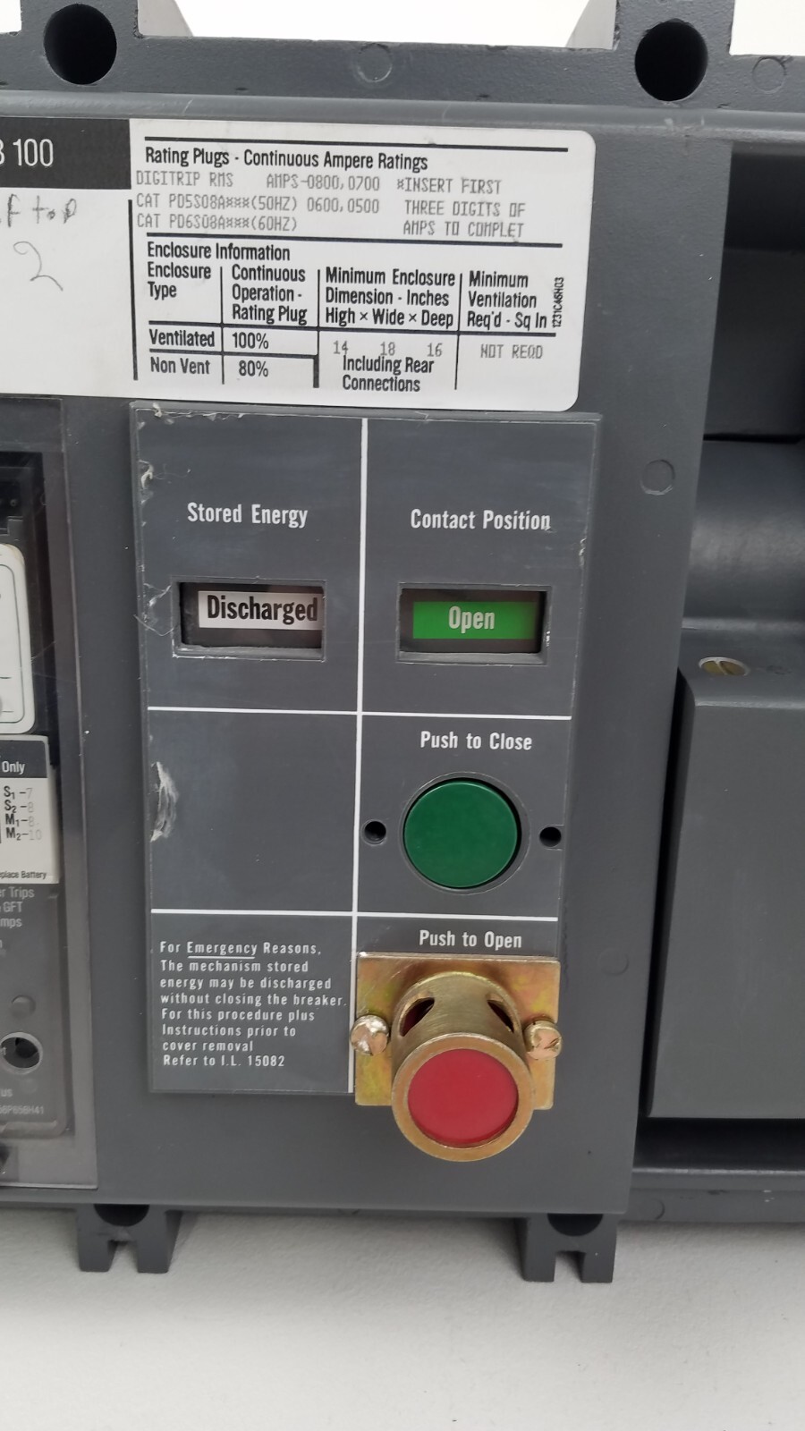 SPB 100 Westinghouse PD6S08A060 600 amp rating plug Circuit Breaker | eBay