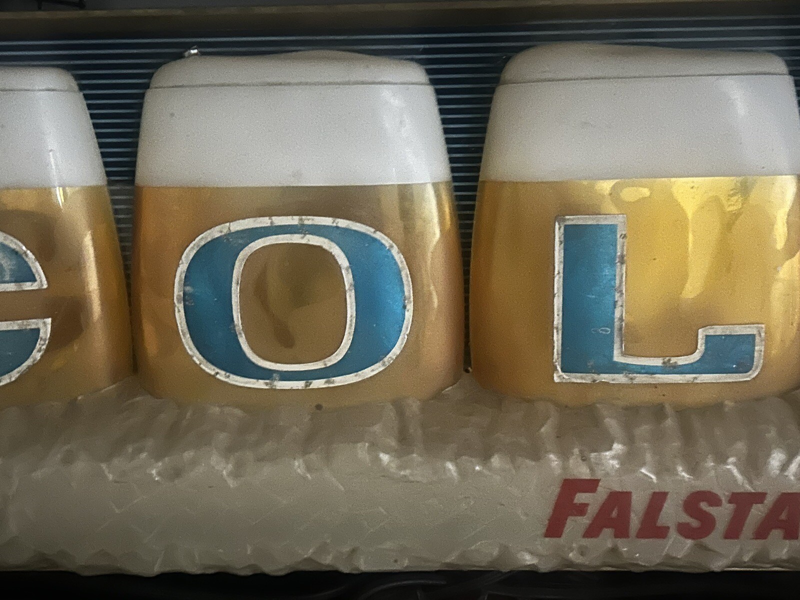 FALSTAFF Beer Light Sign Breweriana Vintage 1960's RARE HUGE 69" LONG ...