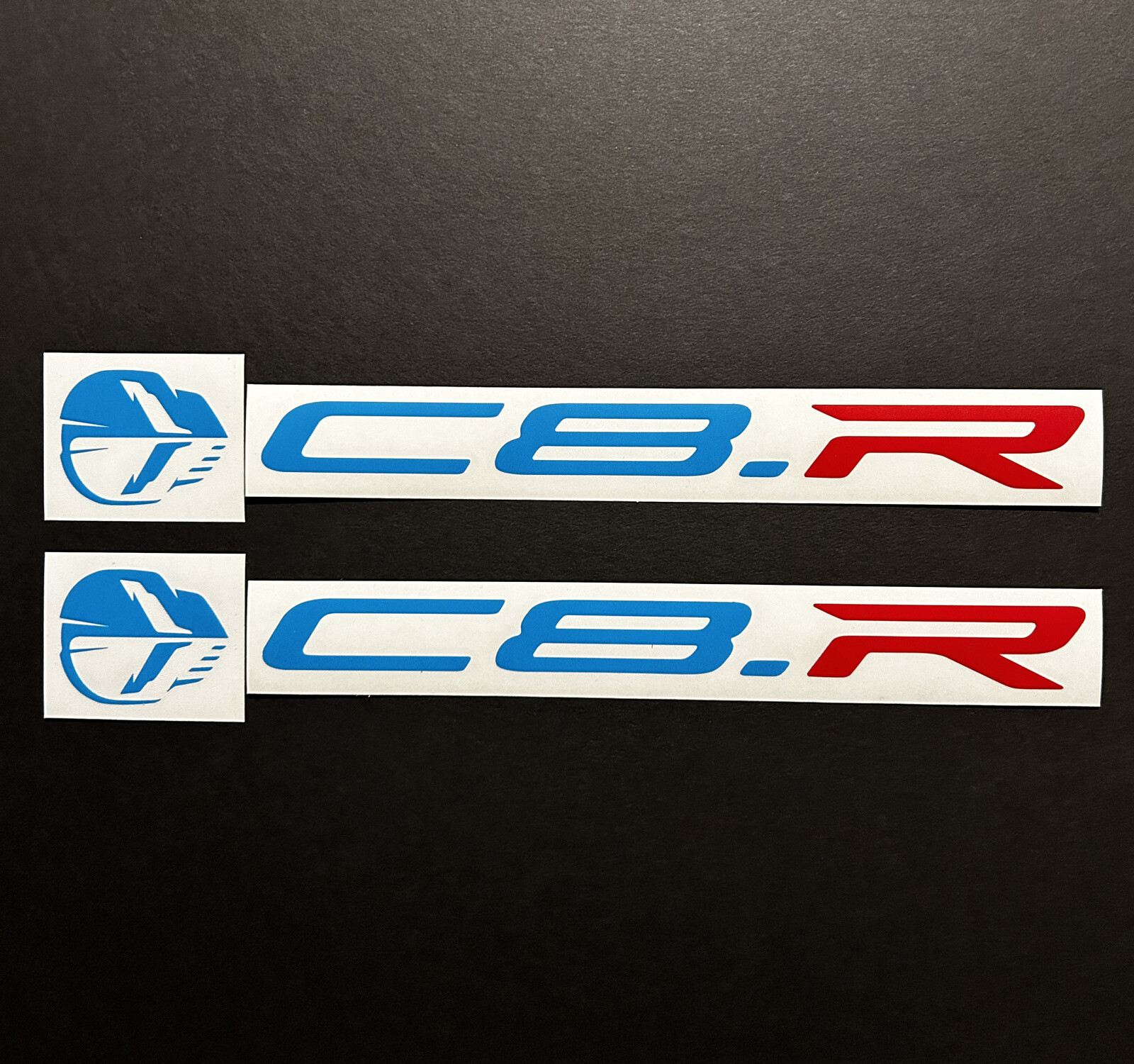 PAIR 2020-23 Corvette Stingray C8.R Jake Engine Cover Decal Sticker Z51 ...