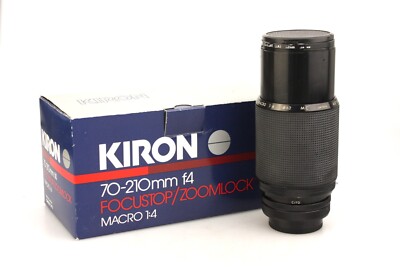 Boxed Kiron 70-210mm f/4, Macro Zoom-Lock Lens, with Lens Caps - Canon ...
