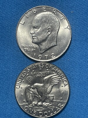 One Very Clean! “IKE SILVER DOLLAR” Eisenhower ~You Get 1 Hand Selected ...