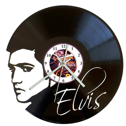 AUSTRALIAN MADE Vinyl Record Clock Elvis Face | eBay