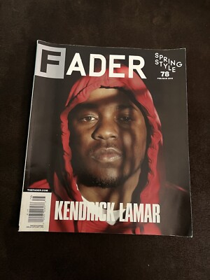 Fader Magazine No. 78 Feb / March 2012 Kendrick Lamar ( Cover ) | eBay