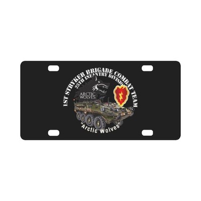 License Plate - Army - 1st Stryker Bde - 25th ID - Arctic Wolves ...
