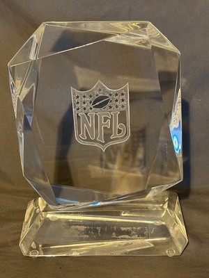 NFL TROPHY/AWARD Etched NFL Logo (Blank Award-Great Fantasy Football ...