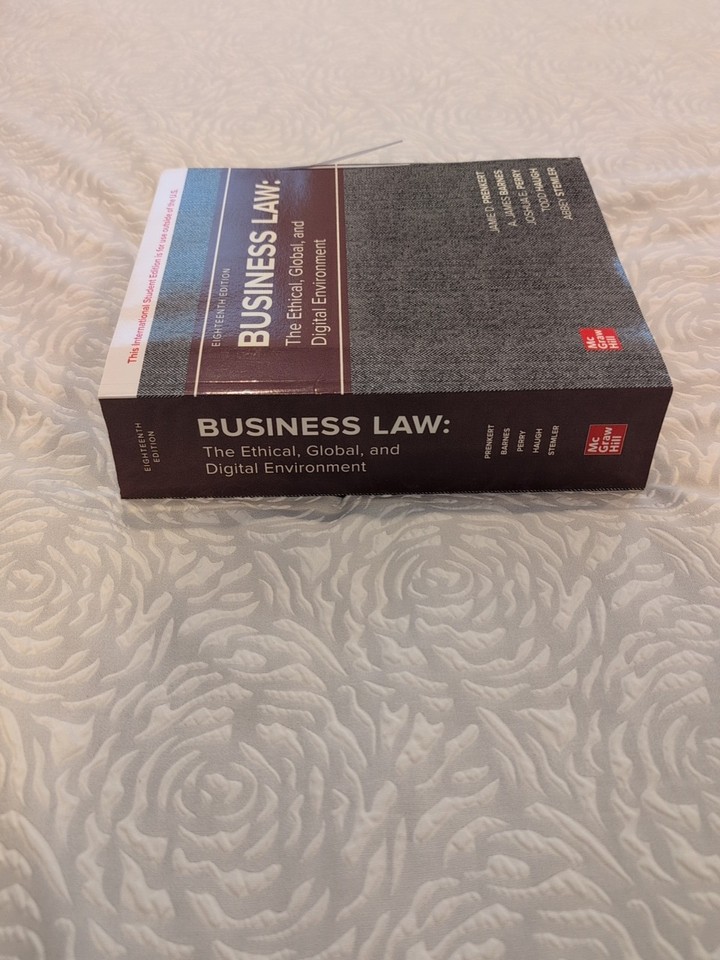 Business Law: The Ethical, Global, and Digital Environment Eighteen ...