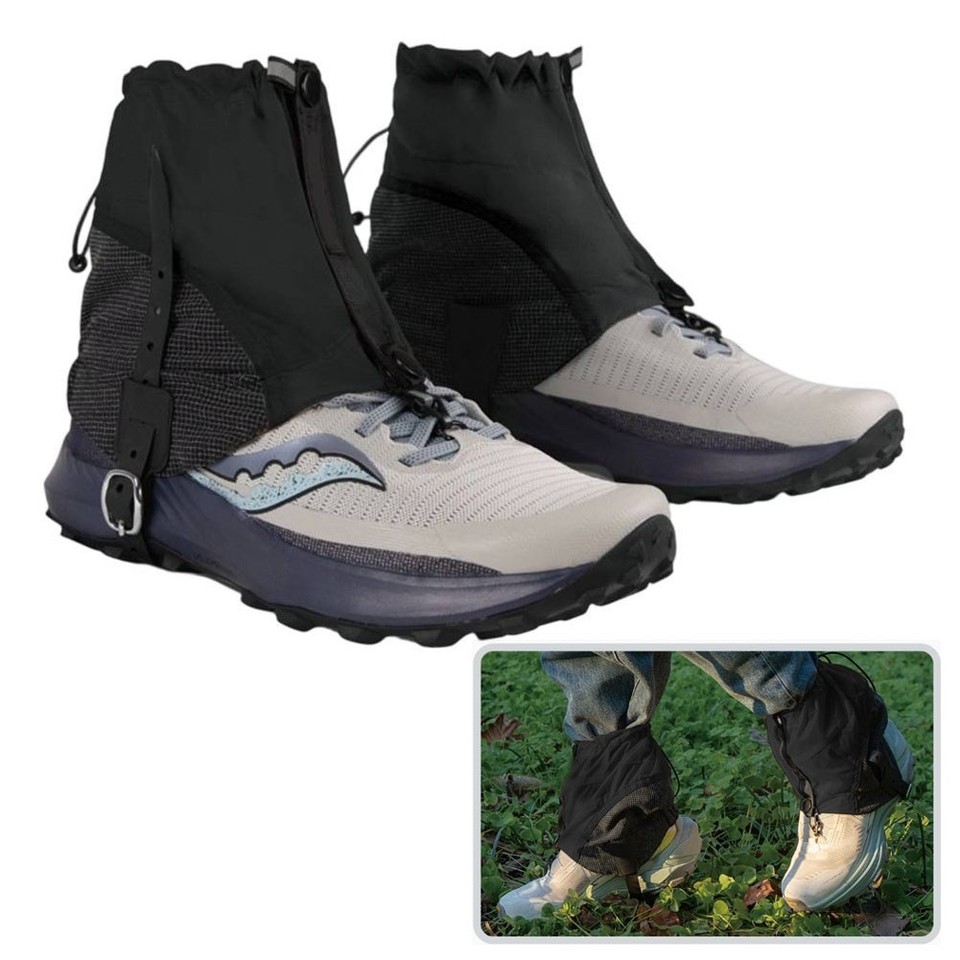 Waterproof Lightweight Ankle Gaiters for Hiking Trail Running with Fit ...