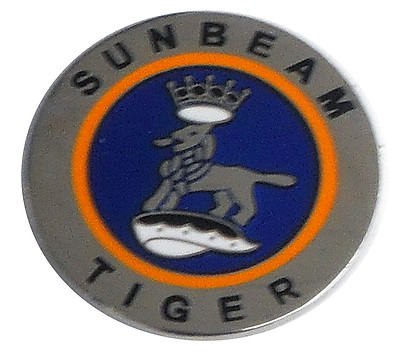 Sunbeam Tiger logo lapel pin - round | eBay