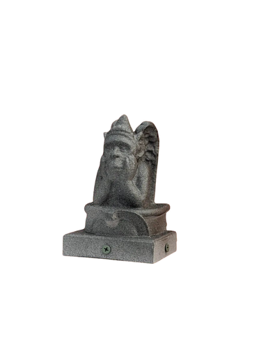 Gargoyle Fence Post Topper | Decorative Outdoor Fence Cap | Garden ...