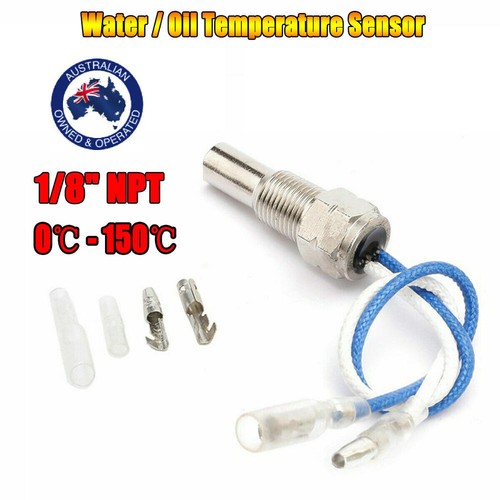 Car Temperature Oil Water Temp Sensor Unit Gauge Electric Sender 1/8 ...
