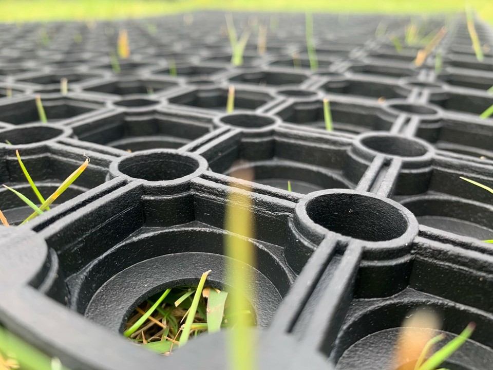 6 x 22mm Gateway Grass Mats 1mx1.5m Safety Rubber Matting Playground ...