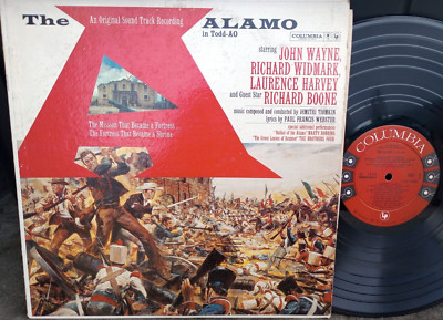 SOUNDTRACK LP, ALAMO, JOHN WAYNE, CL-1558, VG+, Spin Cleaned !! | eBay