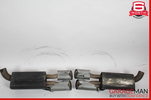 03-06 Mercedes W220 S55 CL55 AMG Sport Exhaust Muffler Quad Tips Set of ...
