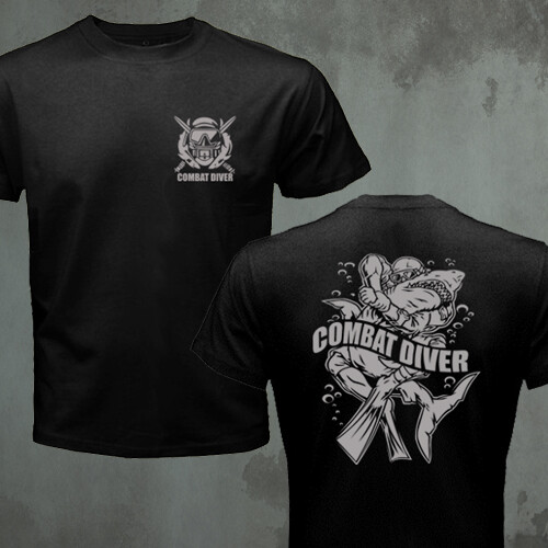 Combat Diver Logo Drager Combat Diver Tee – Mission Essential Gear