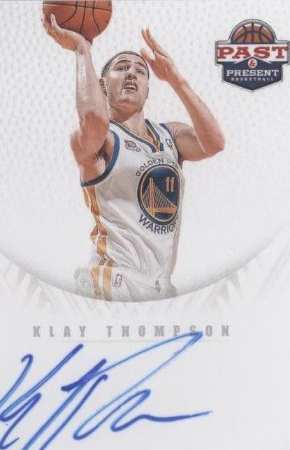 2011-12 Past & Present - Redemption Draft Pick Autographs Klay Thompson ...