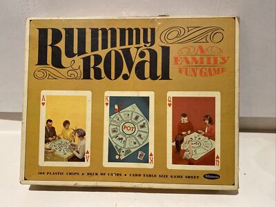 Vintage 1965 Rummy Royal Card Board Game Set by Whitman - No Cards | eBay