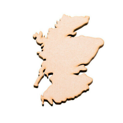 Map of Scotland Wooden Outline Cut out, Map, Scottish Map Craft shape ...